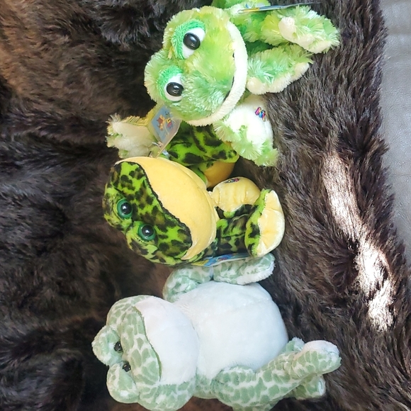 GANZ | Toys | First Generation Ganz Webkinz Retired Vintage Frog Trio ...